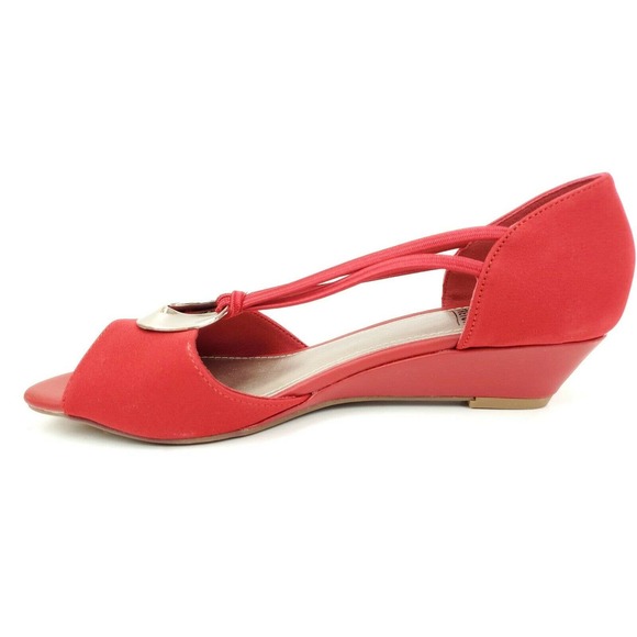 Impo | Shoes | Impo Regie Red Wedge Sandals Shoes Size 65 M | Poshmark